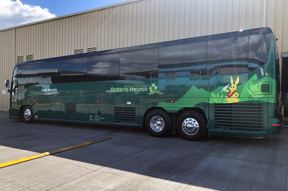 Roberts Hawaii Powers Up: Introducing Our New Electric Motor Coaches ...