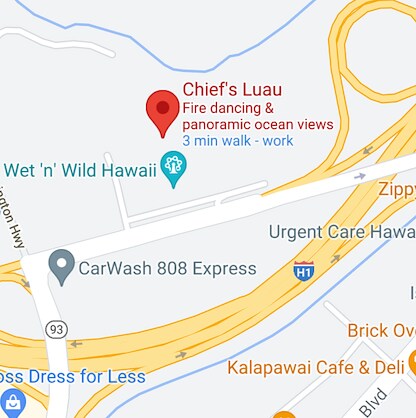 Location - Chief's Luau