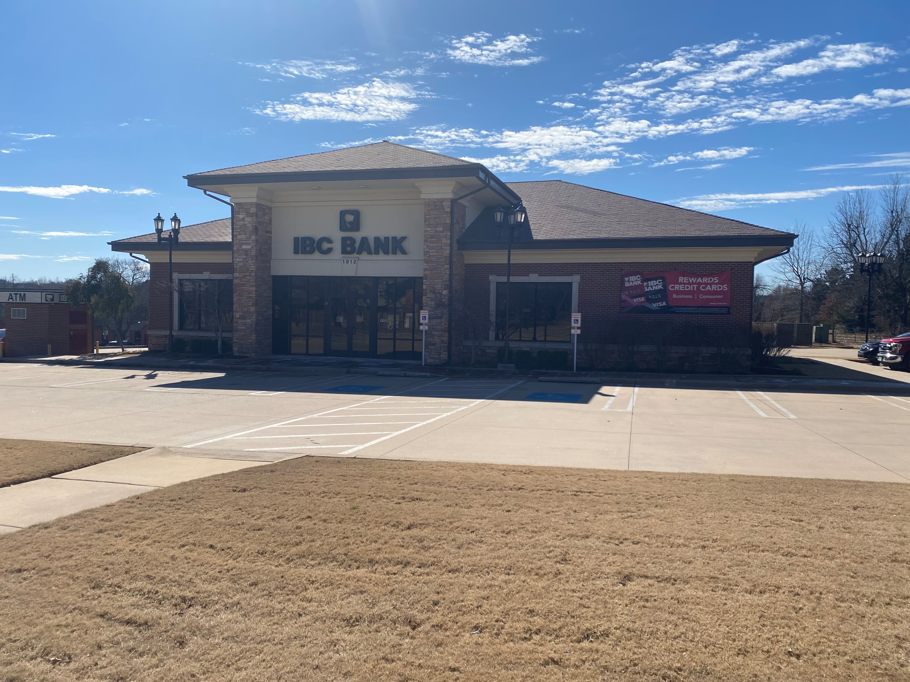 Welcome to IBC Bank at 1812 E 15TH ST., Edmond, OK.