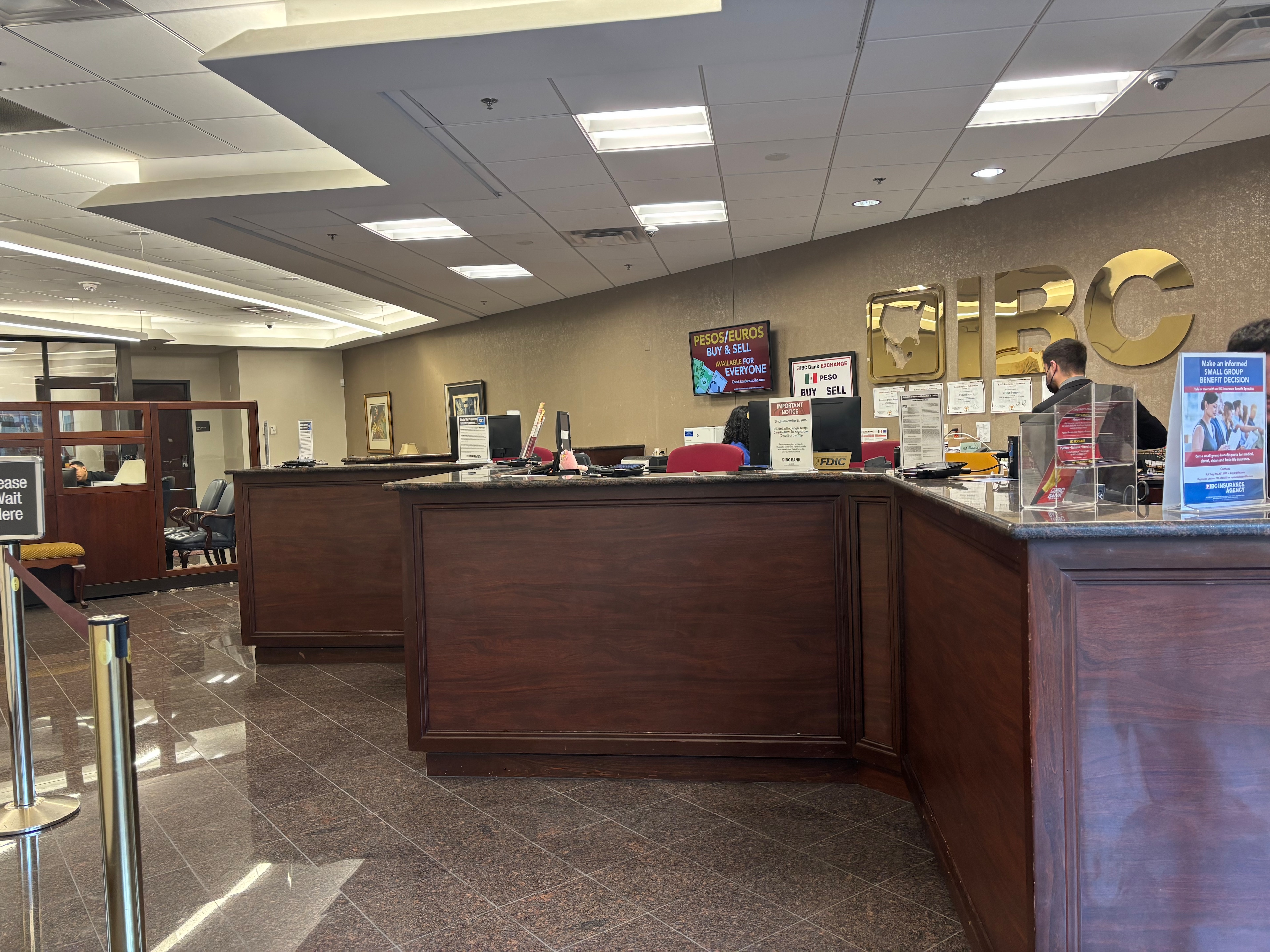 Welcome to IBC Bank at 1600 Water St., #B-520, Laredo, TX.