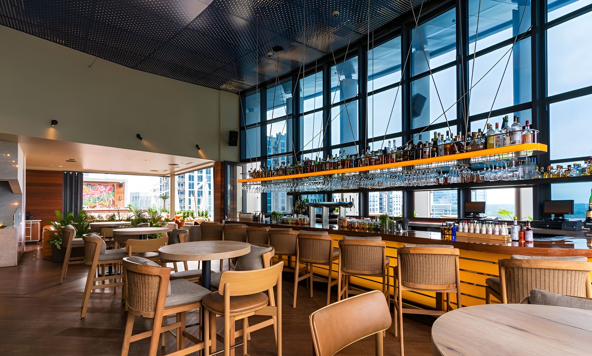 Rooftop Restaurant in Charlotte, NC - Merchant + Trade