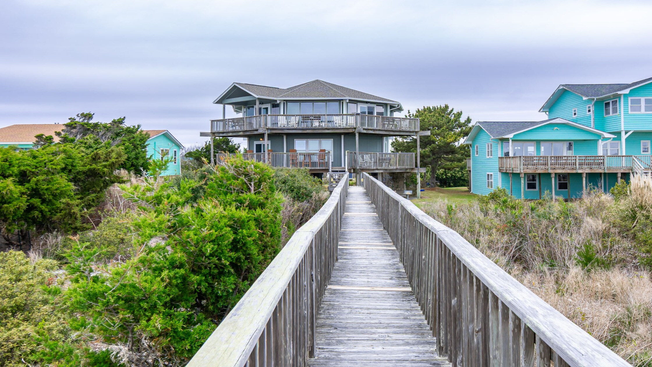 Oceanfront Emerald Isle Crystal Coast Private Boardwalk Atlantic Ocean ...