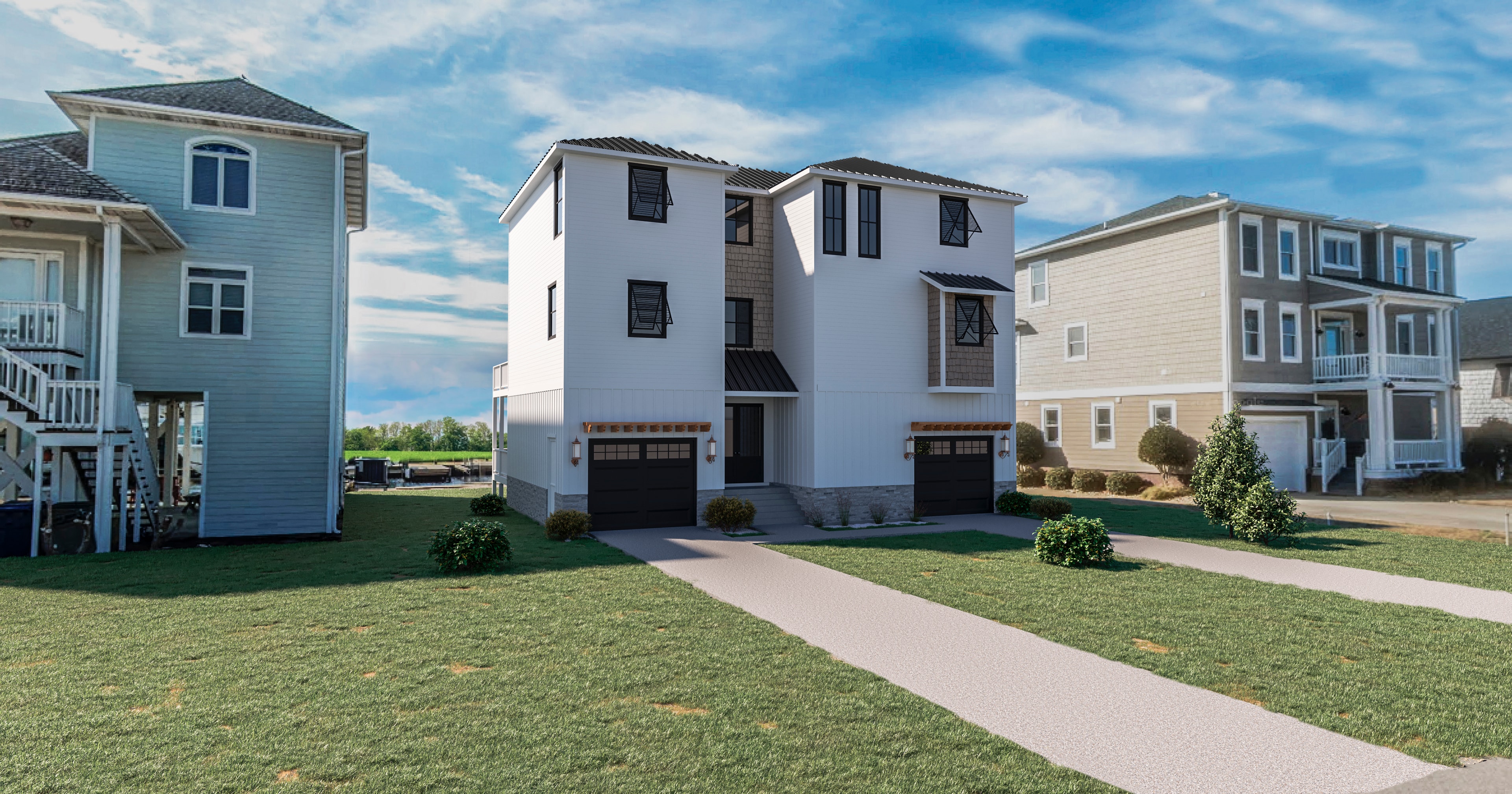 121 Sound Drive Atlantic Beach Canal Front New Construction