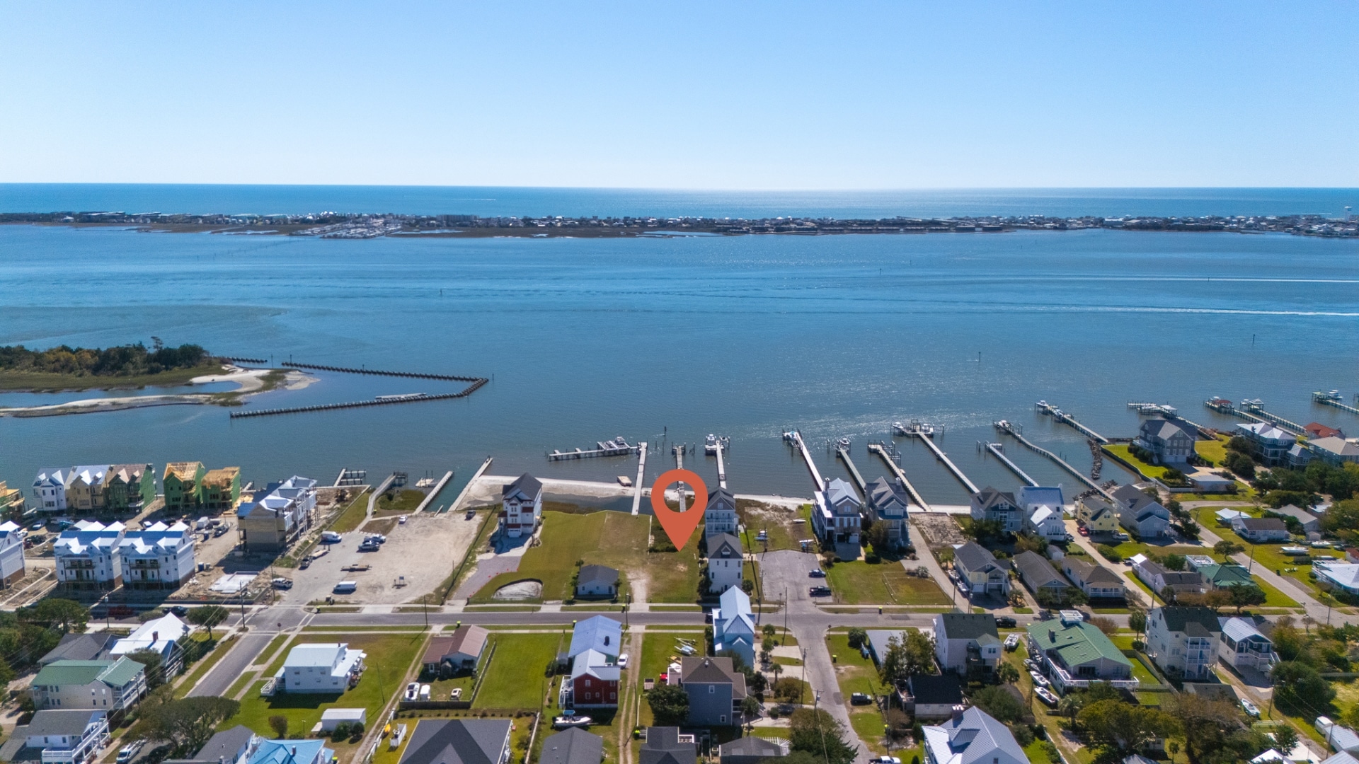 Vacant Lot Waterfront Sound Front Morehead City, NC Build Your Home