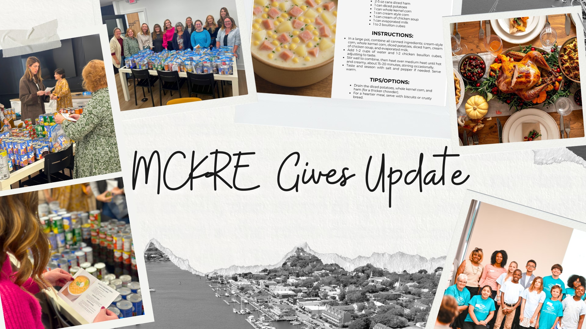 MCKRE Gives Feed a Family Meal Bags Community Donate Charity
