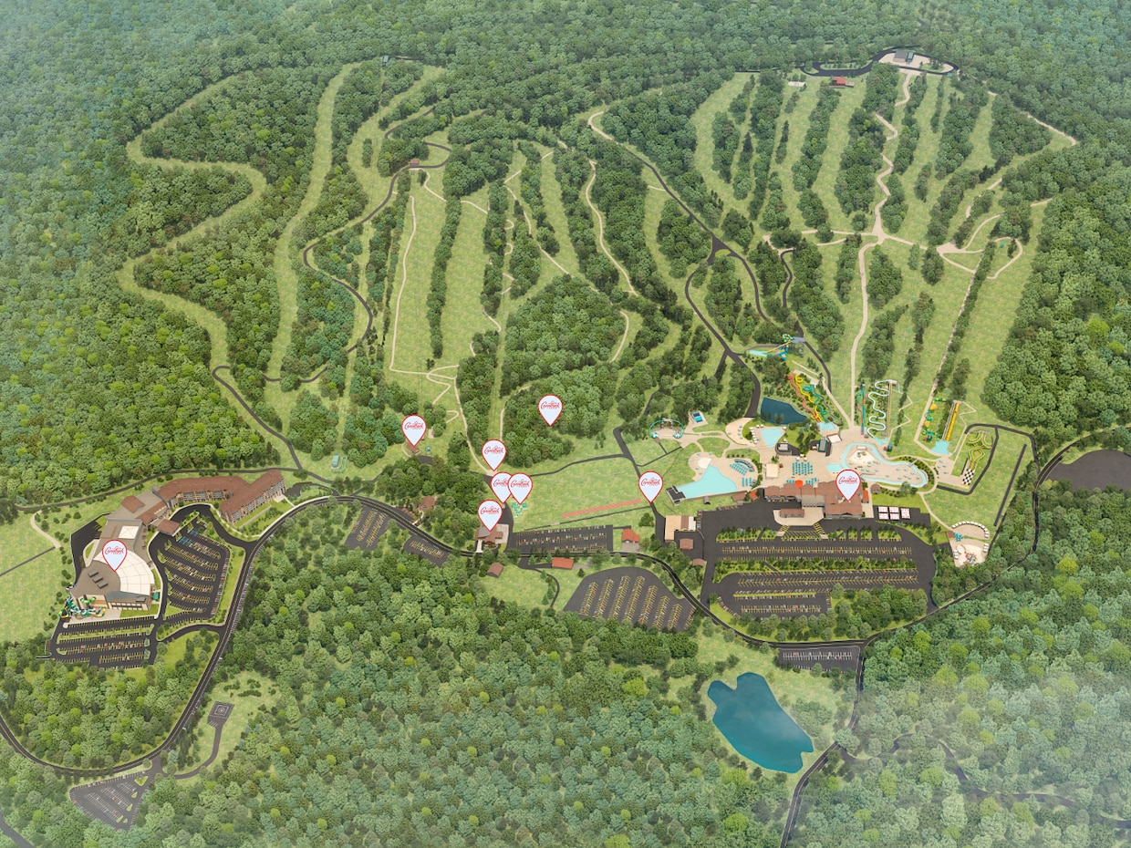 Camelback Resort Map | Poconos, Tannersville PA