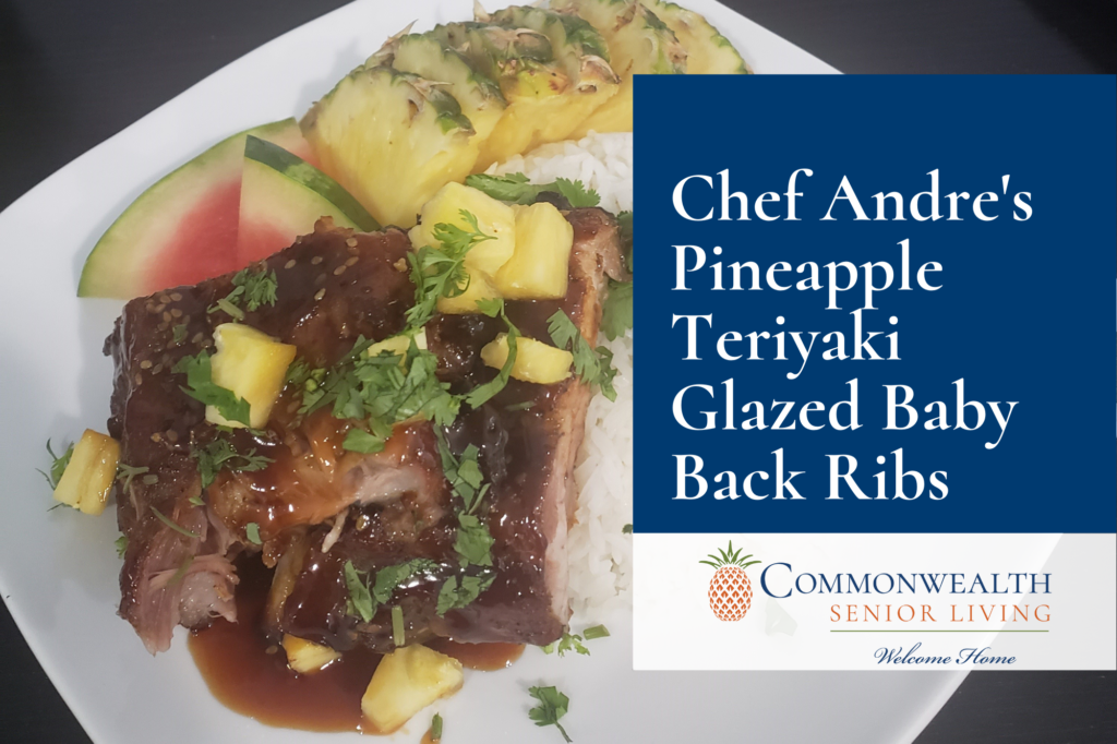 Recipe from Chef Andre: Pineapple Teriyaki Glazed Baby Back Ribs
