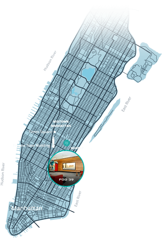 Hotel in Midtown NYC's Murray Hill | Pod 39