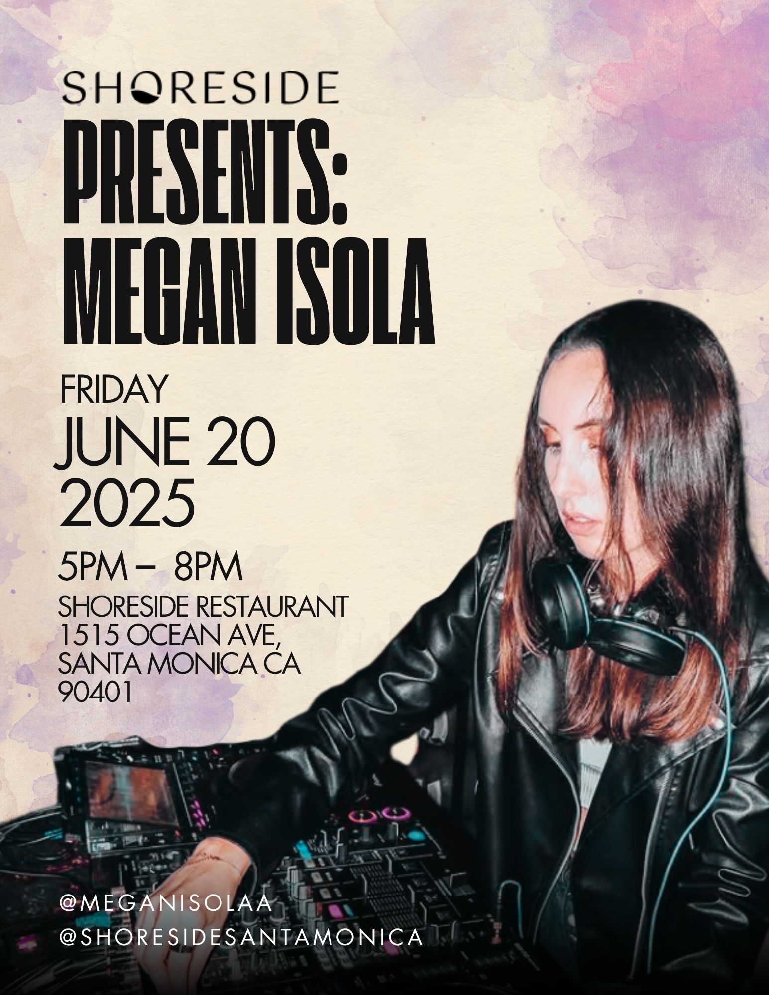 SHORESIDE PRESENTS: MEGAN ISOLA