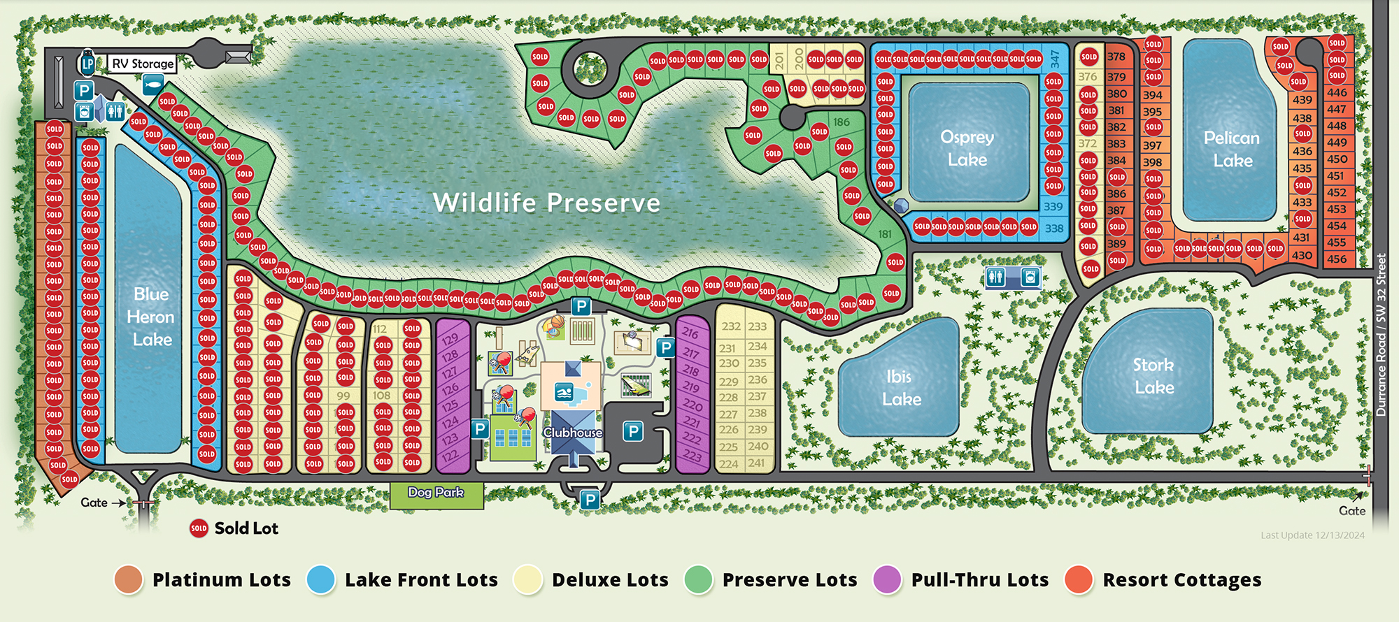 Resort Map - Silver Palms RV Resort
