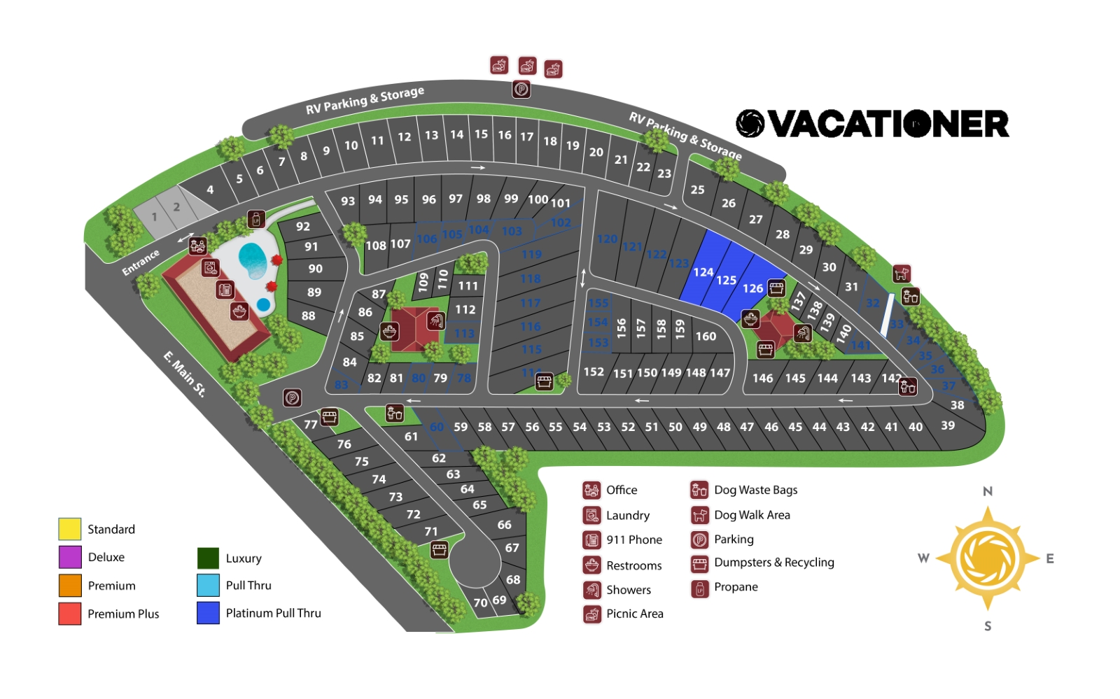 RV Resorts in El Cajon | Vacationer RV Resort Sunland
